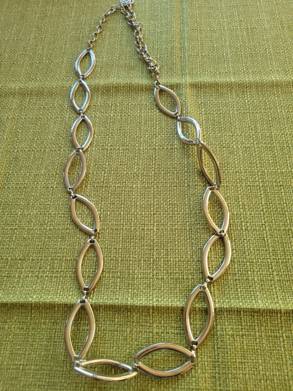 Jewelry | Chicos Elegant Silvertone Link Necklace Women Jewelry | Poshmark